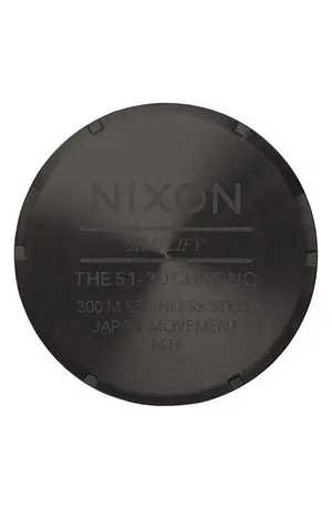 Nixon 51-30 Chronograph Strap Watch - Black/pumice/charcoal
