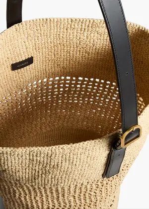 Khaite Billie Bucket Bag - Natural