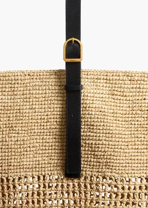 Khaite Billie Bucket Bag - Natural