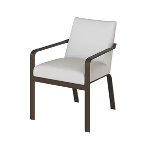 BAKER FURNITURE Ezra Arm Chair - -/brushed Antique Bronze
