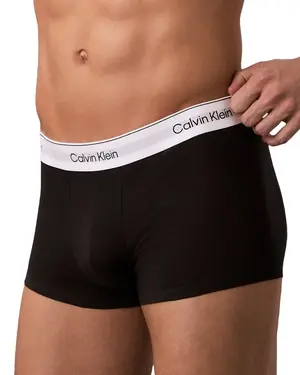 Calvin Klein Low Rise Trunks, Pack Of 3 - Black/white