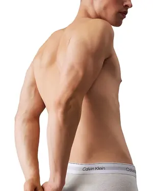 Calvin Klein Low Rise Trunks, Pack Of 3 Grey