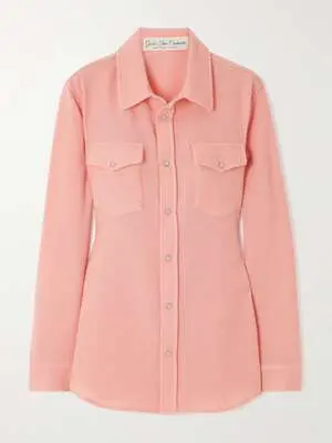 GOD’S TRUE CASHMERE Cashmere Relaxed Fit Shirt - Blush