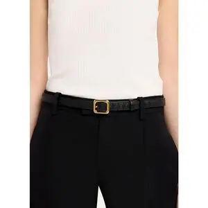 Bottega Veneta Watch-buckle Intrecciato Leather Belt - Black