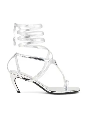 Attico Metallic Sandals For Women
