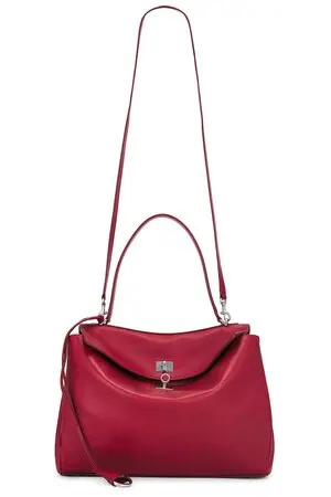 Balenciaga Rodeo Medium Top Handle Bag - Cherry Red