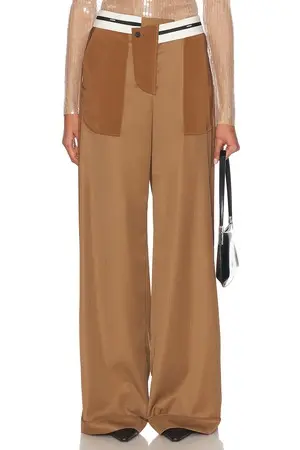 Monse Inside Out Trousers - Beige