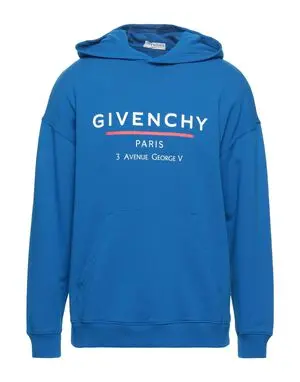 Givenchy Cotton French Terry Sweatshirt - Blue