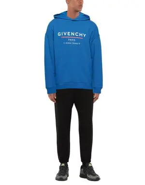 Givenchy Cotton French Terry Sweatshirt - Blue