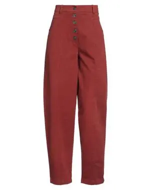 8PM Gabardine Tapered Pants - Brick