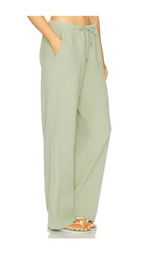 BOBI Wide Leg Pant - Juniper