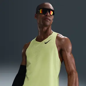 Nike Aeroswift Dri-fit Adv Running Singlet - Yellow