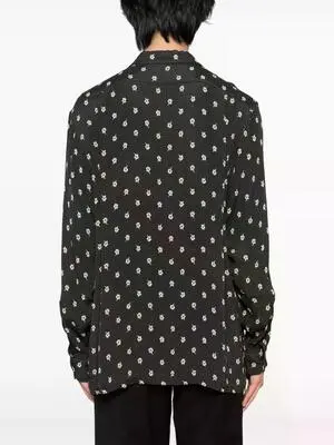 CALMLENCE Classic Open-collar Shirt