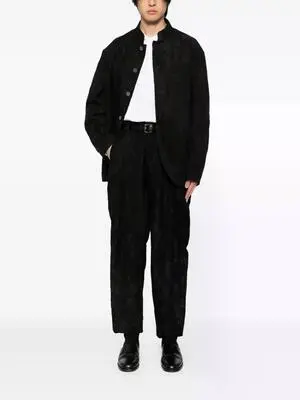 CALMLENCE Triple Pleated Tapered Trousers