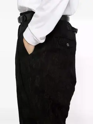 CALMLENCE Triple Pleated Tapered Trousers