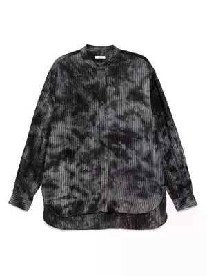 CALMLENCE Striped Shirt - Grey