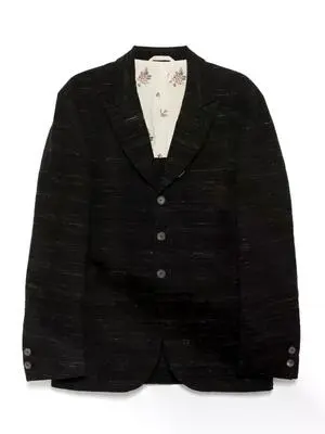 CALMLENCE Peaked Lapel Sack Blazer