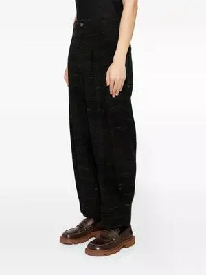 CALMLENCE Triple Pleated Tapered Trousers