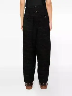 CALMLENCE Triple Pleated Tapered Trousers
