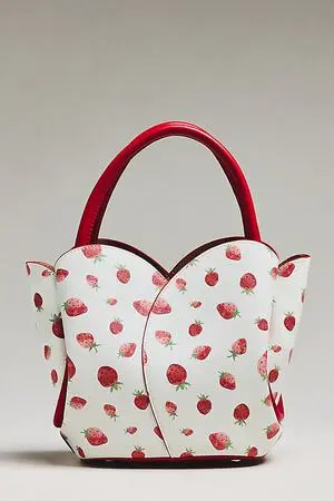 MELIE BIANCO Top-handle Crossbody Tote - Red Pattern