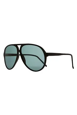 SUNGLASS MUSEUM Vintage Hama Aviator Sunglasses - Black
