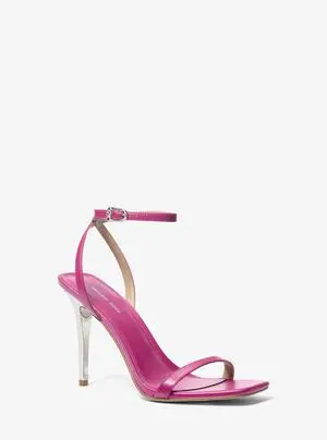 Michael Kors Liana Leather Sandal Pink