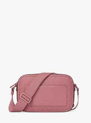 Michael Kors Maeve Large Signature Logo Crossbody Bag - Pink
