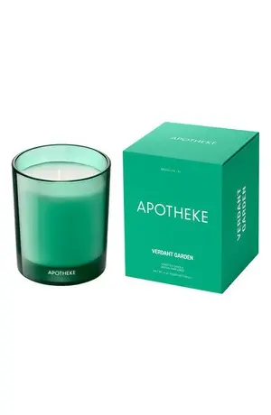 APOTHEKE Verdant Garden Petite Scented Candle - Green