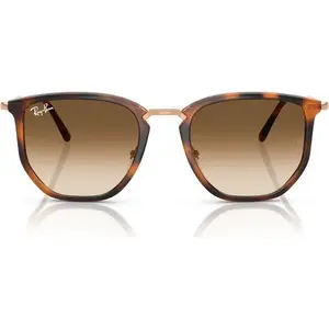 Ray-ban 53mm Irregular Sunglasses - Orange