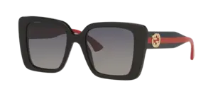 Gucci Tortoiseshell Square Frame Sunglasses - Grey Gradient Polarized