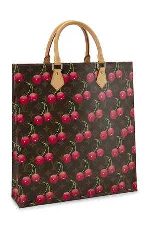 LOUIS VUITTON Takashi Murakami Monogram Cerises Sac Plat
