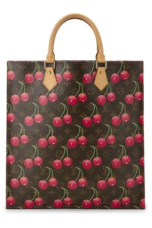 LOUIS VUITTON Takashi Murakami Monogram Cerises Sac Plat