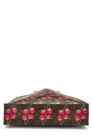 LOUIS VUITTON Takashi Murakami Monogram Cerises Sac Plat