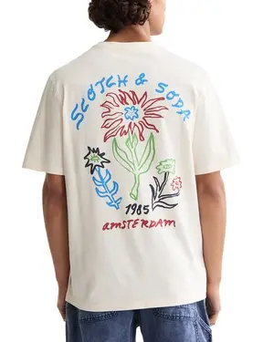 Scotch & Soda Regular Fit Graphic Logo Tee