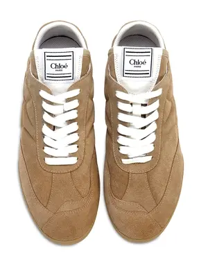 Chloé Kick Sneakers - Pale Khaki