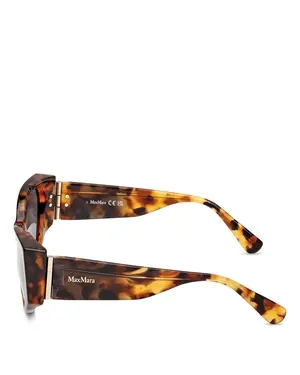 Max Mara Hinge Cat Eye Sunglasses, 58mm - Havana/smoke