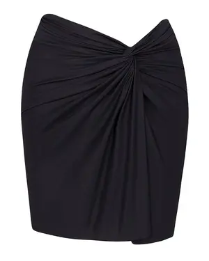 VIX PAULA HERMANNY Karen Mini Pareo Cover Up - Black