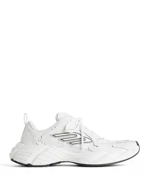 Balenciaga Monday Lace Up Sneakers - Gris/noir