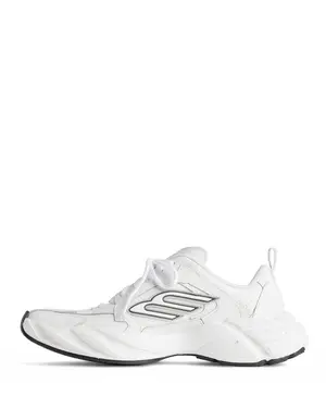 Balenciaga Monday Lace Up Sneakers - Gris/noir