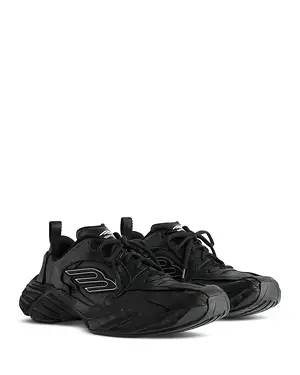 Balenciaga Lace-up Sneakers - Noir