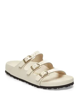 BIRKENSTOCK Florida High Shine Exquisite Sandals - Beige