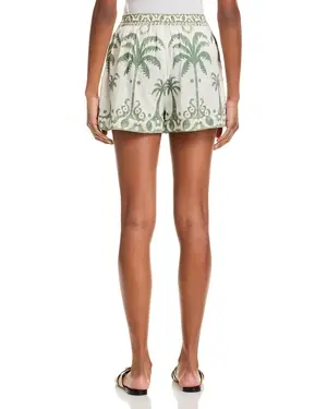 Vintage Havana Border Print Shorts