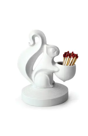 Jonathan Adler Squirrel Match Strike - White