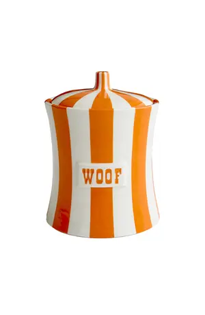 Jonathan Adler Vice Woof Canister - Orange