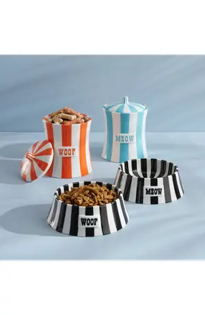Jonathan Adler Vice Woof Canister - Orange