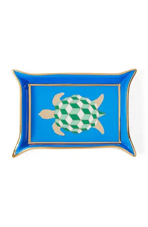 Jonathan Adler Turtle Valet Tray - Blue