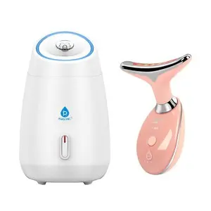 PURSONIC Ultimate Spa & Beauty Bundle Facial Steamer And 7-in-1 Led Light Therapy Device - Multicolor