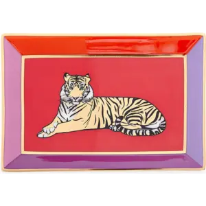 Jonathan Adler Safari Rectangle Tray - Orange