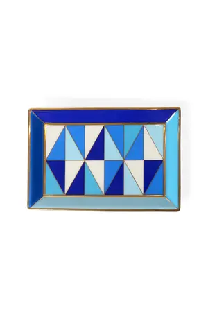 Jonathan Adler Sorrento Rectangle Tray - Blue