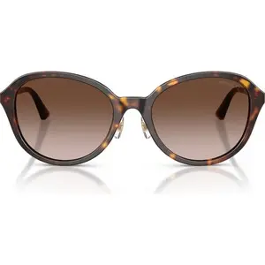 JIMMY CHOO 54mm Phantos Sunglasses - Havana/gradient Brown